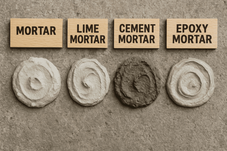 Applications and Types of Mortar: Complete Guide for Construction Projects